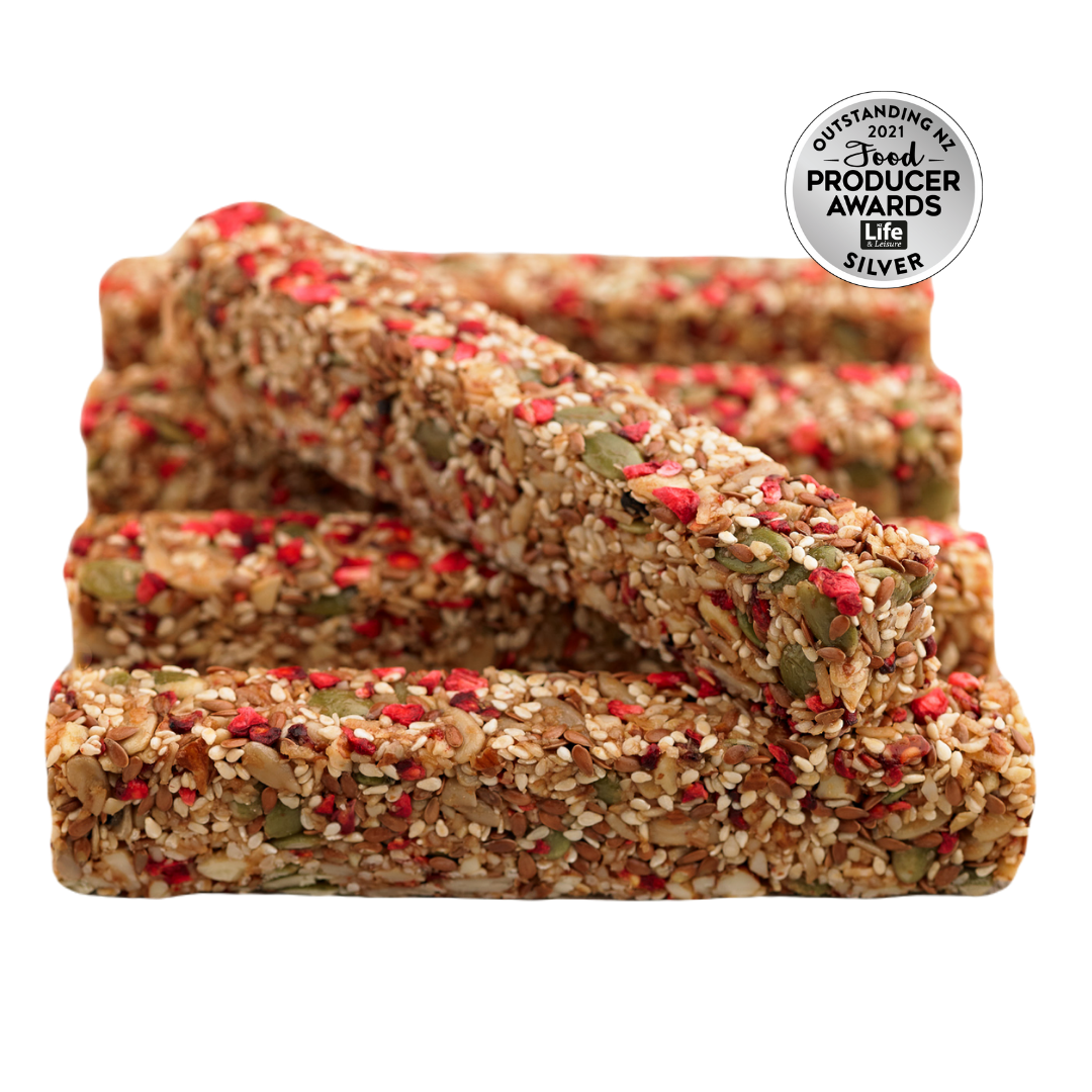 Raspberry Delight Vitality Bar - 5 pack – Well & Truly Artisan Pantry